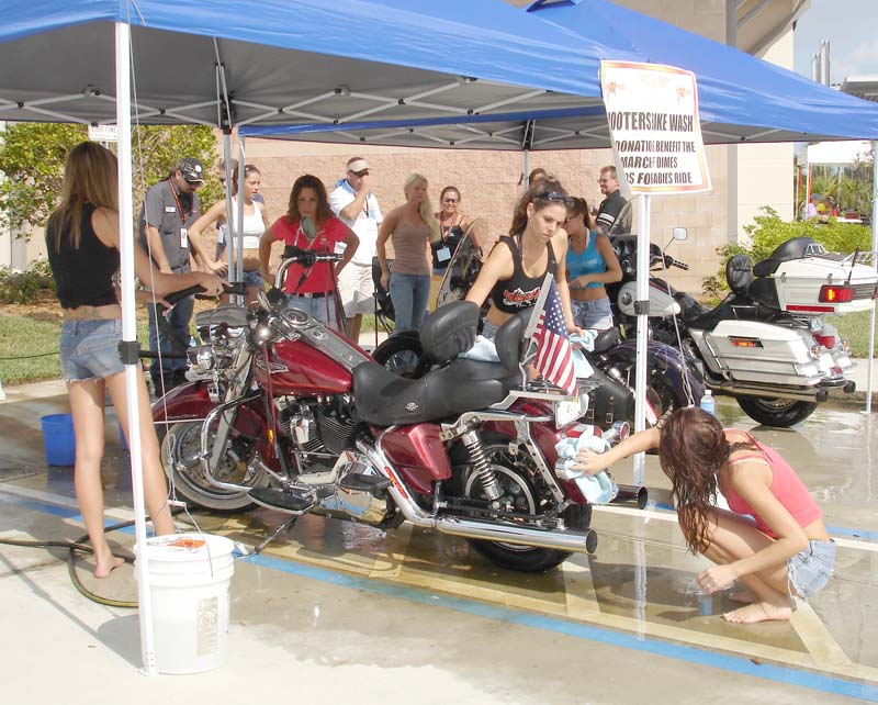 Bike Wash Babes By Miserable George Old School Biker